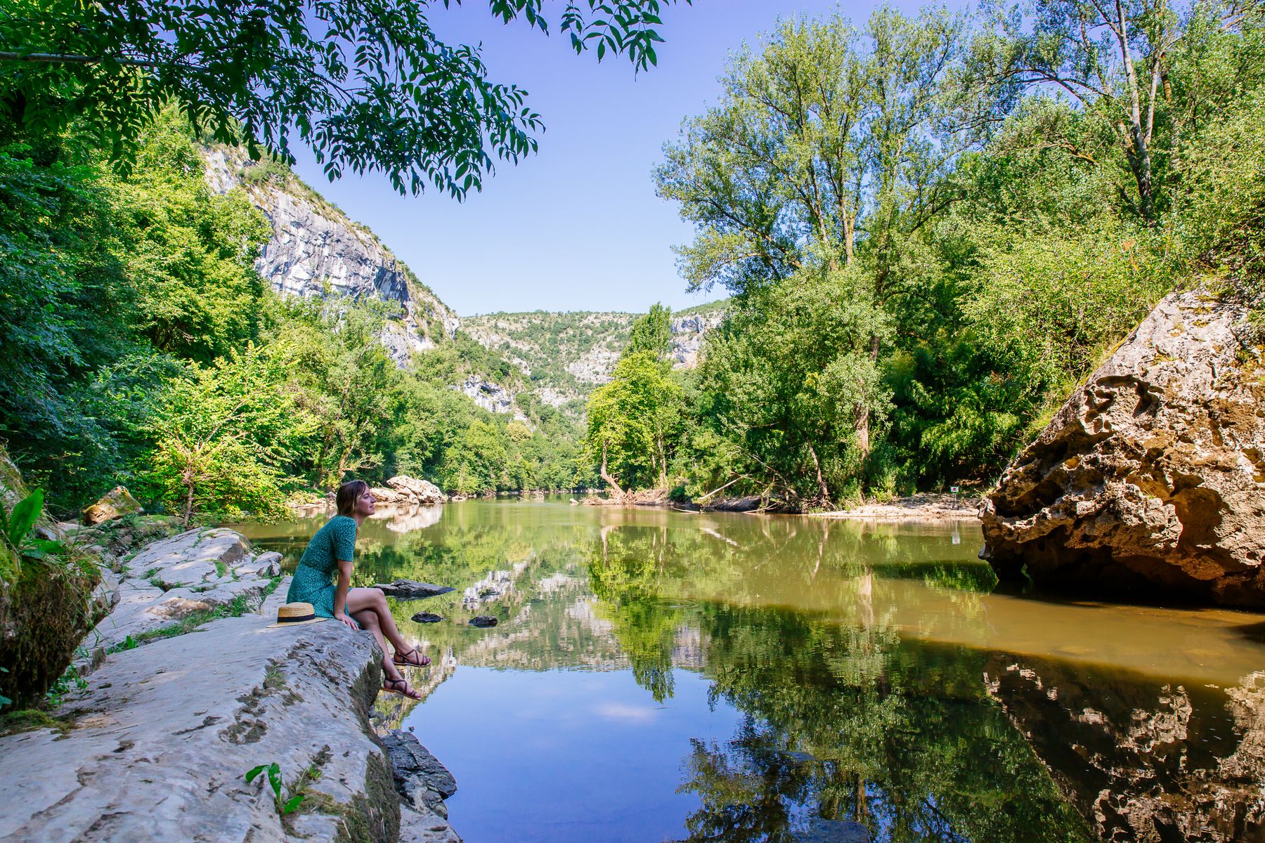 La rivière Aveyron - Bastides et Gorges de l'Aveyron